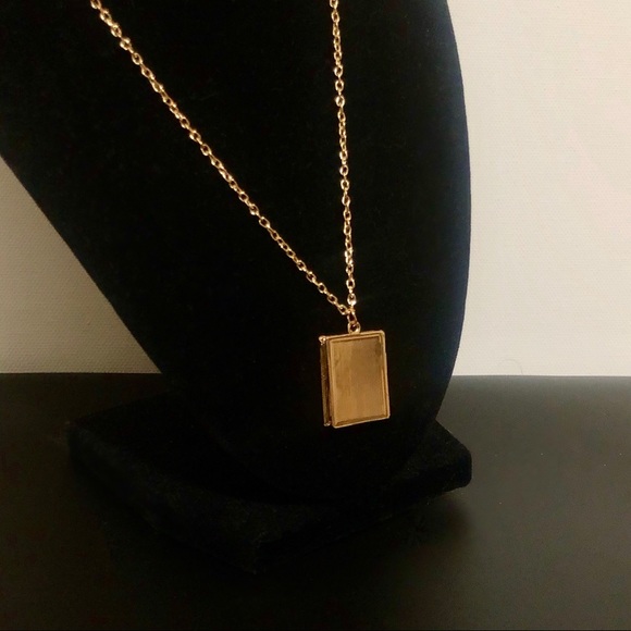 Boutique | Jewelry | Vintage Rectangle Locket Pendant Necklace | Poshmark